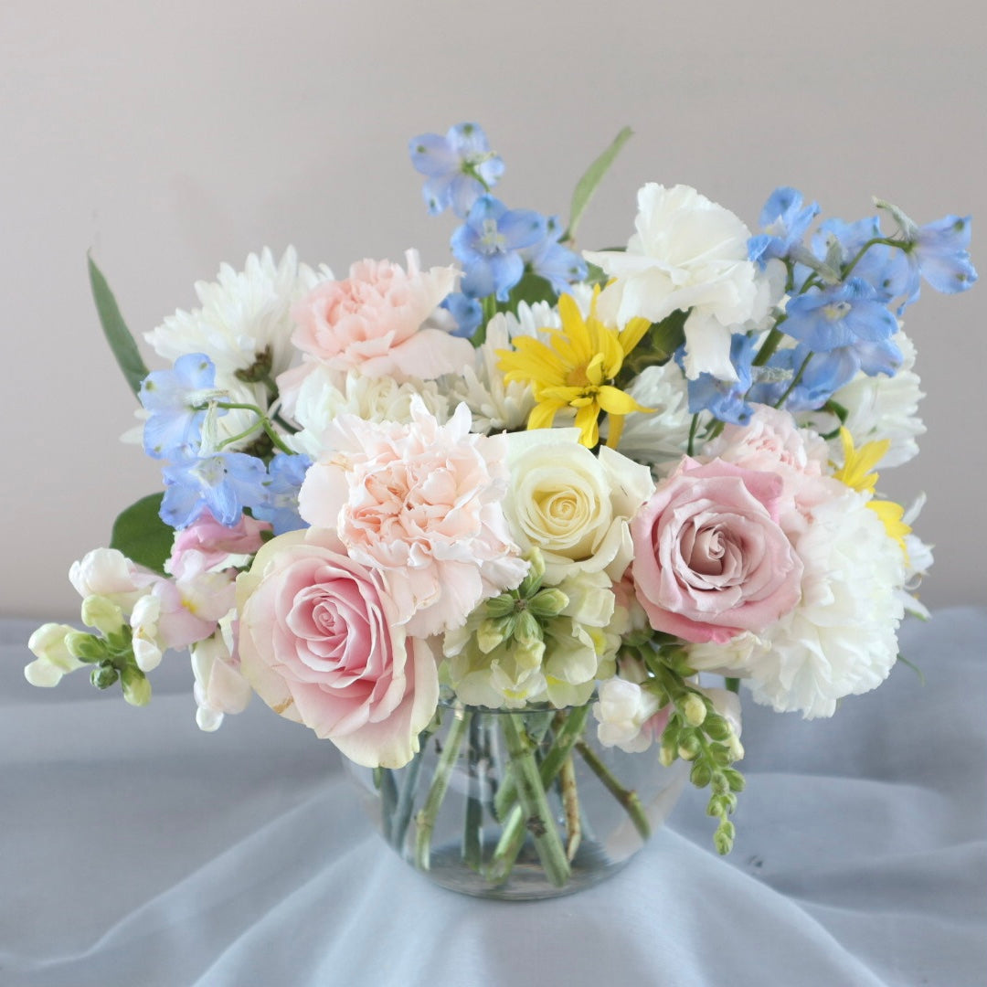 Spring Bloom – Green Vase